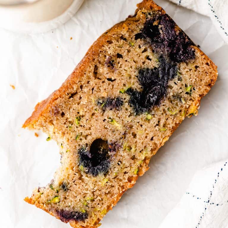 Blueberry Zucchini Bread - JoyFoodSunshine