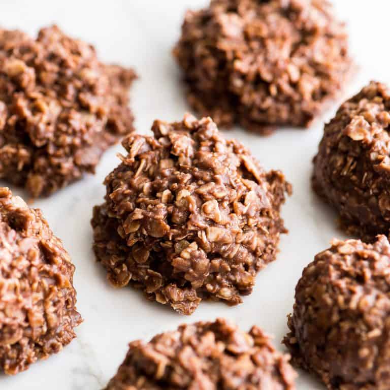 Healthy No-Bake Cookies - JoyFoodSunshine