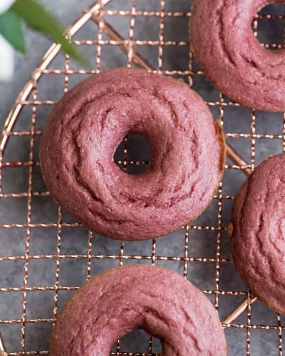 Baked Raspberry Donuts - JoyFoodSunshine