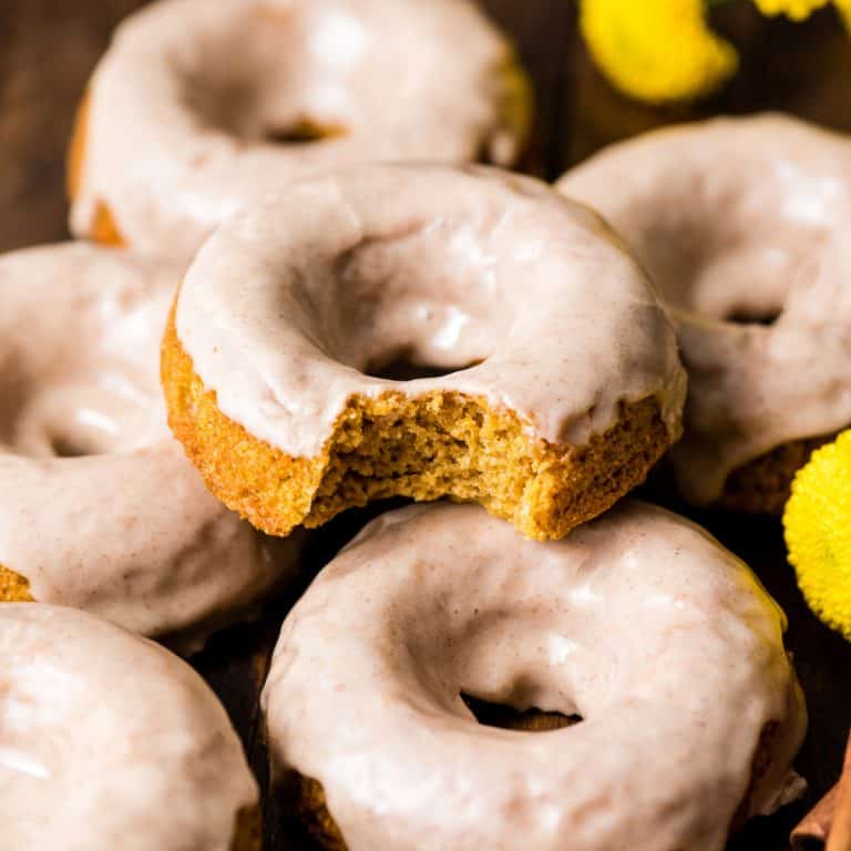 Baked Raspberry Donuts - JoyFoodSunshine