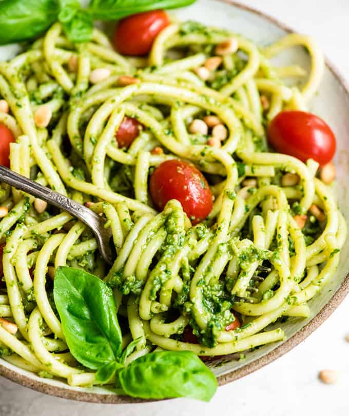 Easy Pesto Pasta Recipe JoyFoodSunshine Easy Pesto Pasta Recipe JoyFoodSunshine