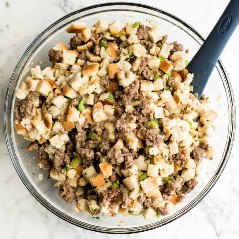 Easy Sausage Stuffing Recipe - JoyFoodSunshine