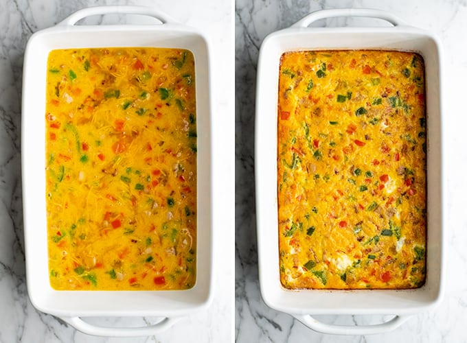 Egg Casserole (Egg Bake) - JoyFoodSunshine