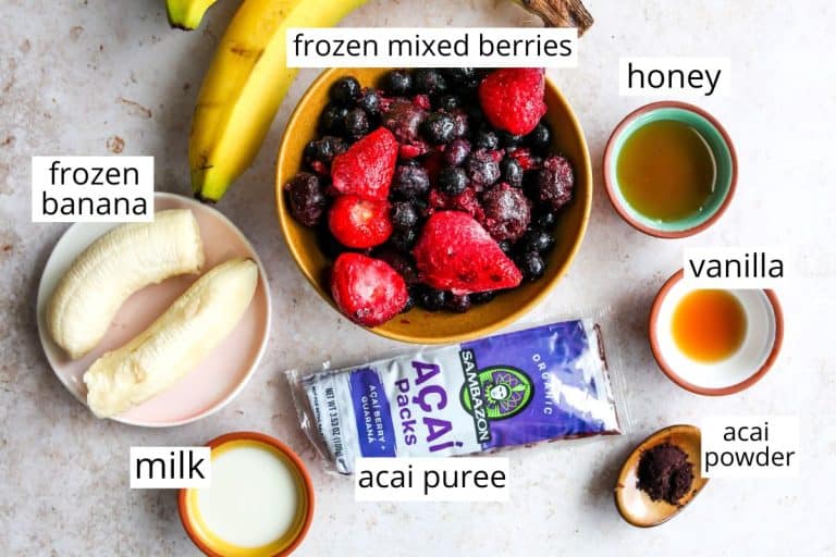 Homemade Acai Bowl Recipe - JoyFoodSunshine