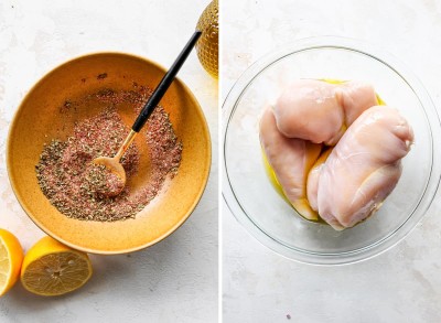 Baked Hummus Chicken - JoyFoodSunshine