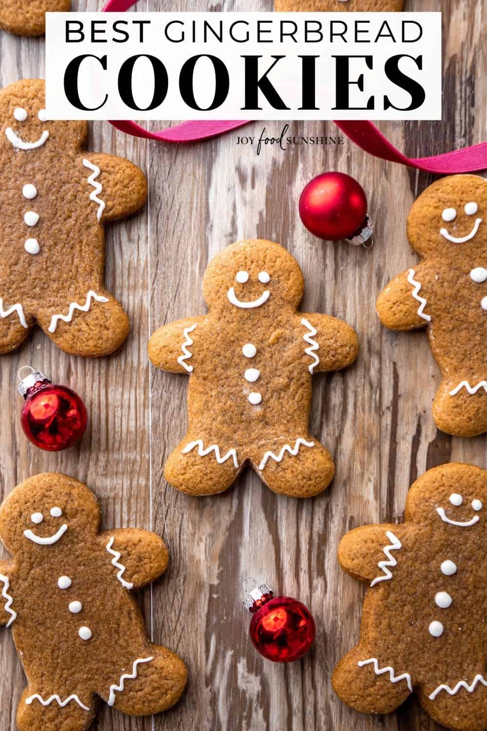 Gingerbread Cookies (Gingerbread Men) - JoyFoodSunshine