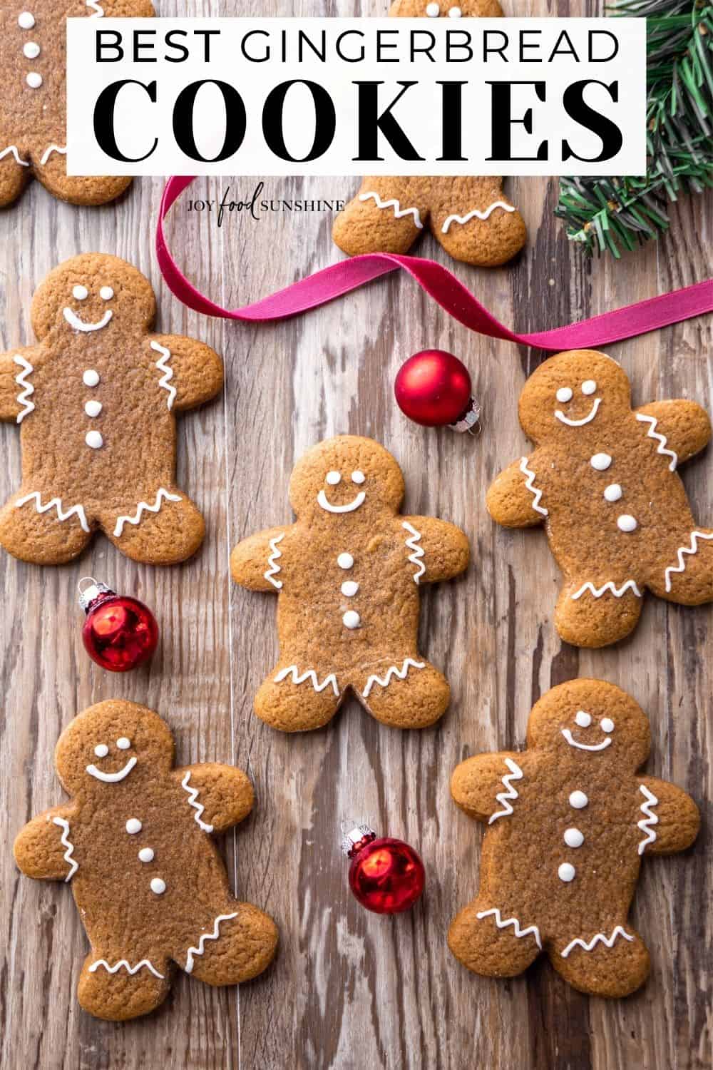 Gingerbread Cookies (Gingerbread Men) - JoyFoodSunshine