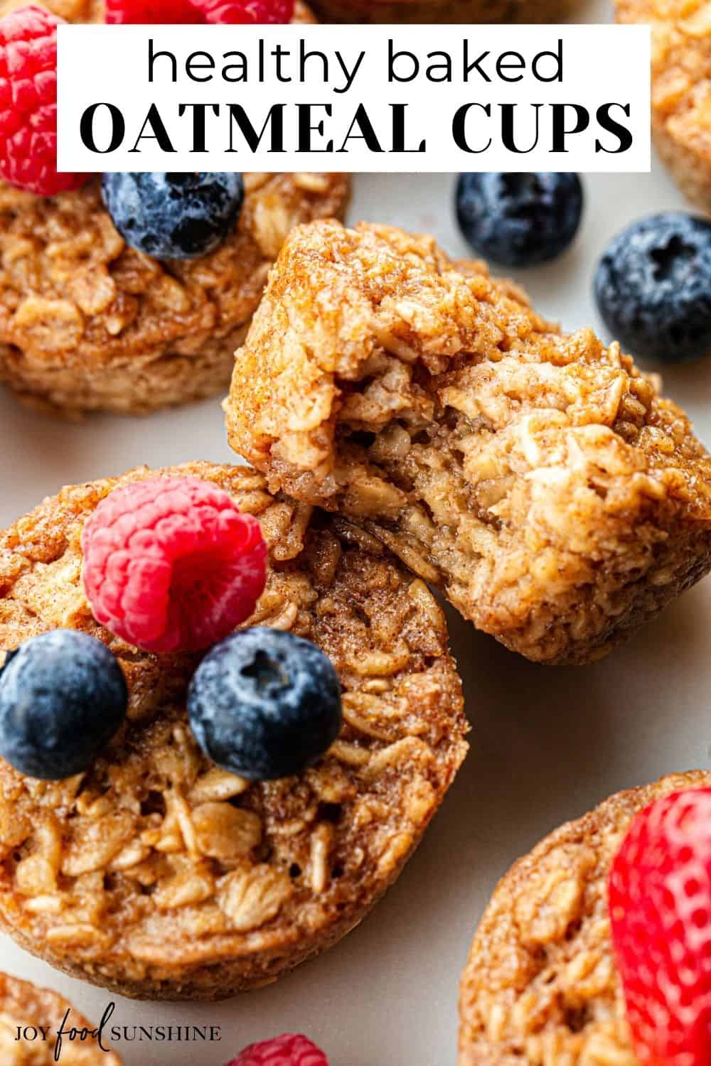 Baked Oatmeal Cups - JoyFoodSunshine