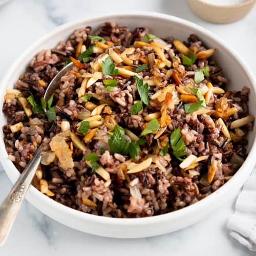 Almond Wild Rice Recipe - JoyFoodSunshine