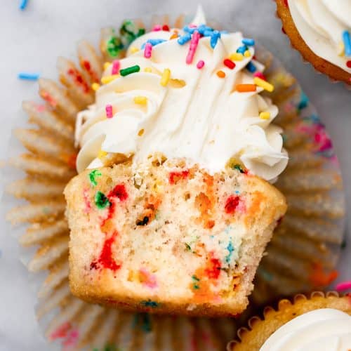 Funfetti Cupcakes - JoyFoodSunshine