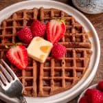 Chocolate Waffles - JoyFoodSunshine
