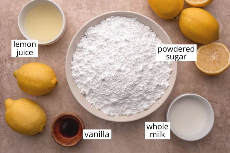 Lemon Glaze (Lemon Icing) - JoyFoodSunshine