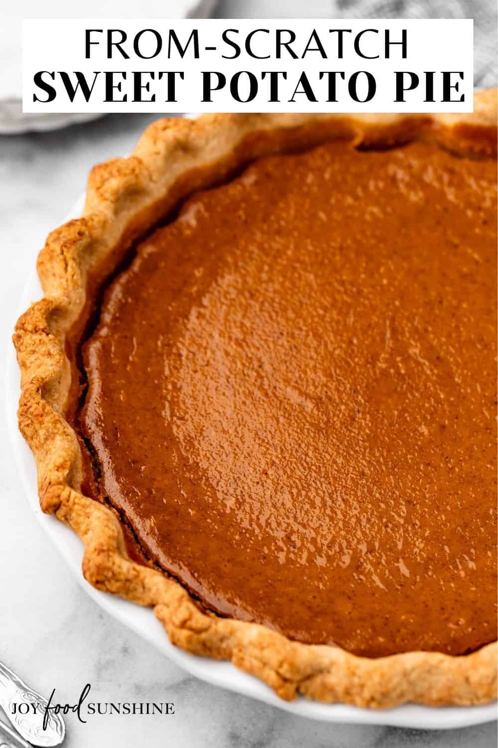 Sweet Potato Pie - JoyFoodSunshine