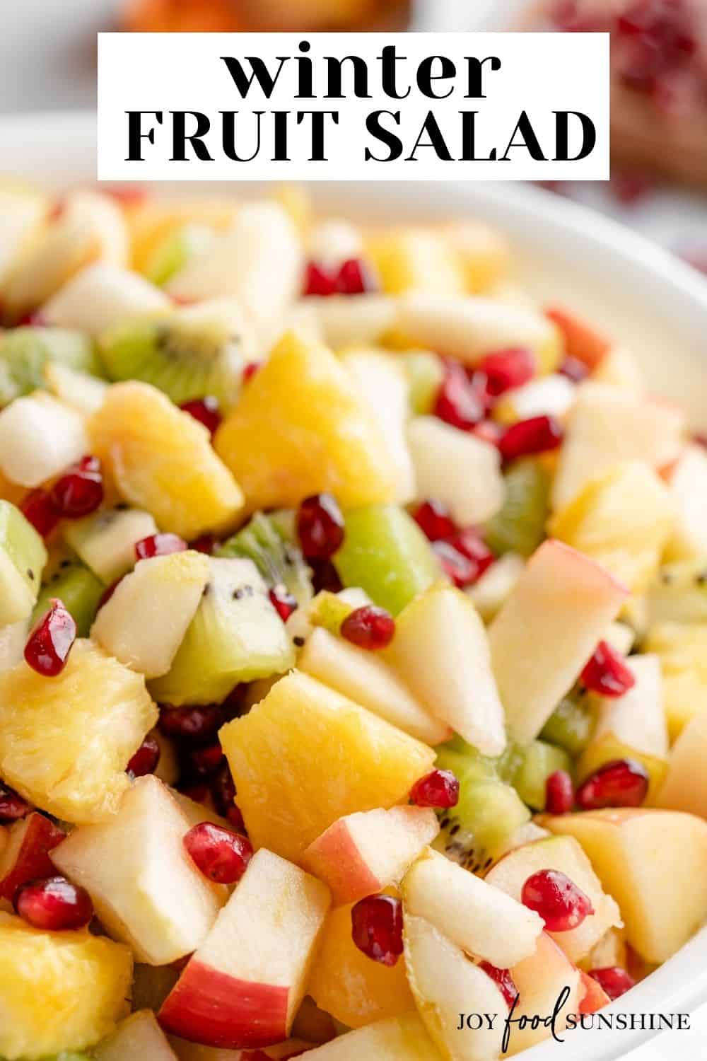 Winter Fruit Salad - JoyFoodSunshine