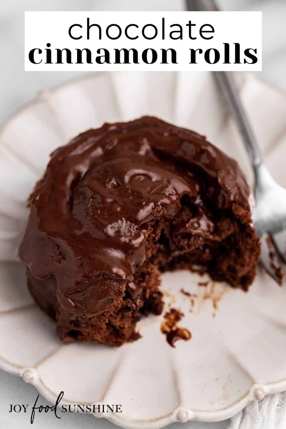 Chocolate Cinnamon Rolls - JoyFoodSunshine