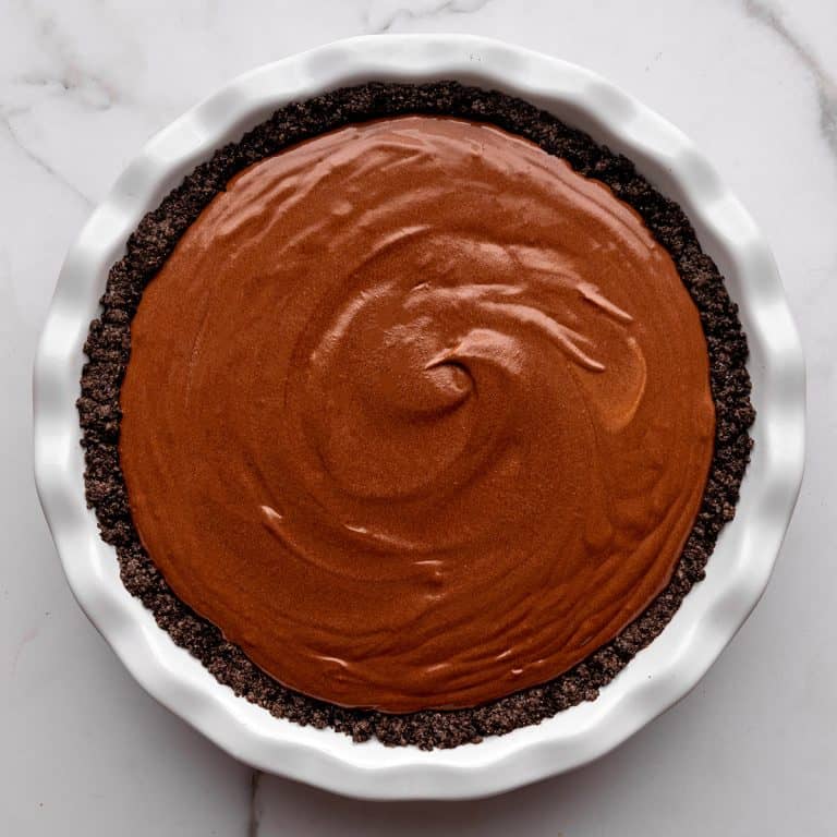 Chocolate Pudding Pie - JoyFoodSunshine