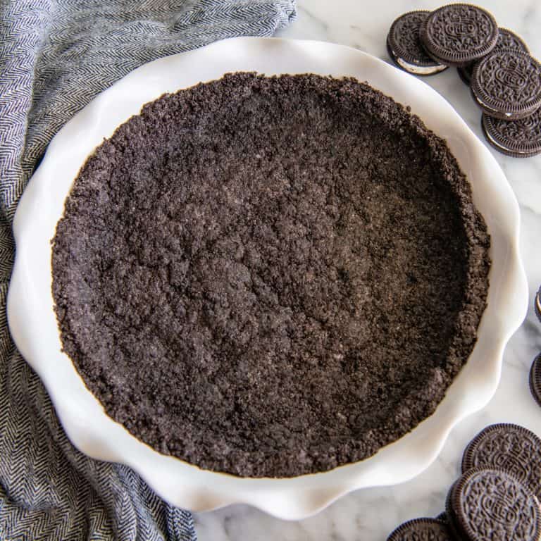 Oreo Pie Crust - JoyFoodSunshine