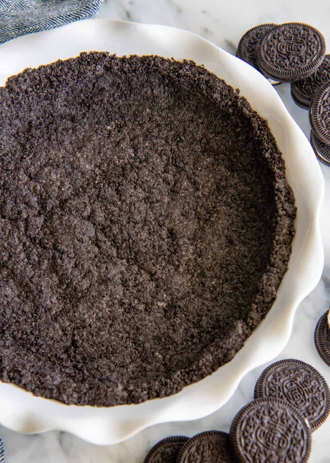Oreo Pie Crust - JoyFoodSunshine