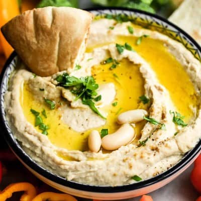 White Bean Hummus - JoyFoodSunshine