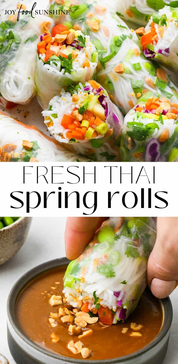 Fresh Spring Rolls Recipe - JoyFoodSunshine