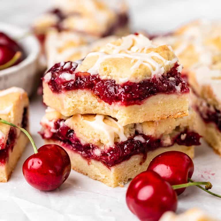 Cherry Bars - JoyFoodSunshine