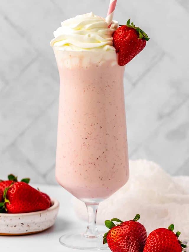 STRAWBERRY MILKSHAKE STORY - JoyFoodSunshine