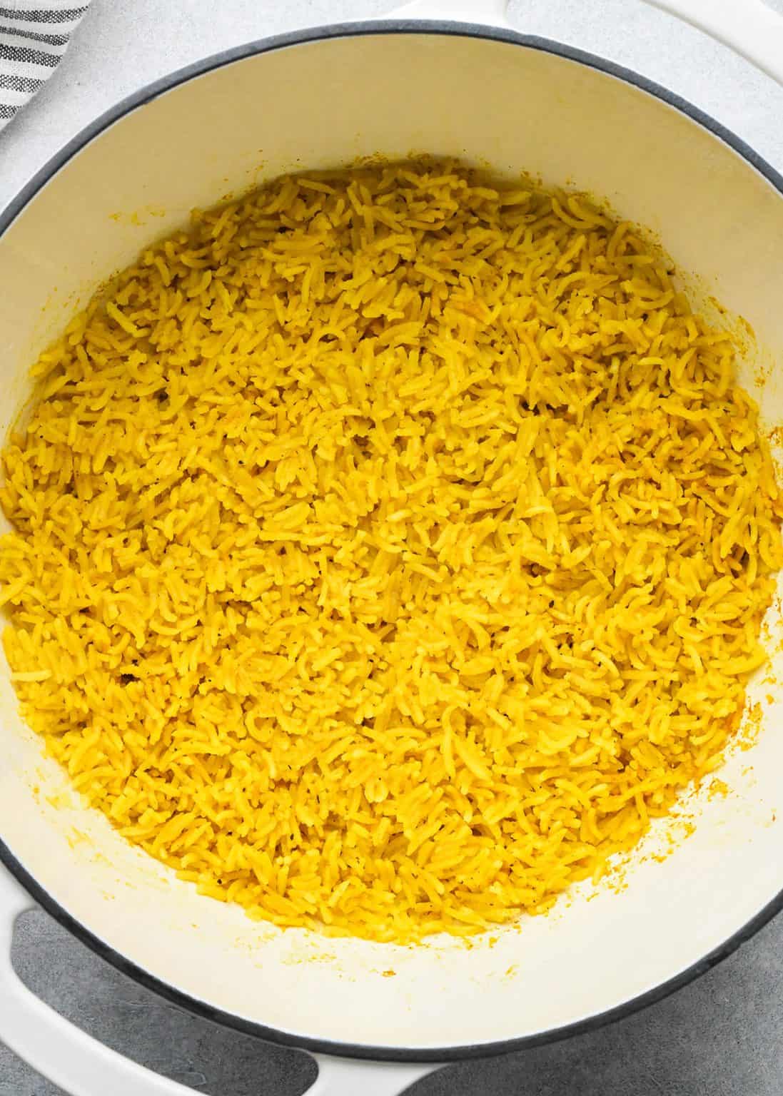 Yellow Rice (Turmeric Rice) - JoyFoodSunshine