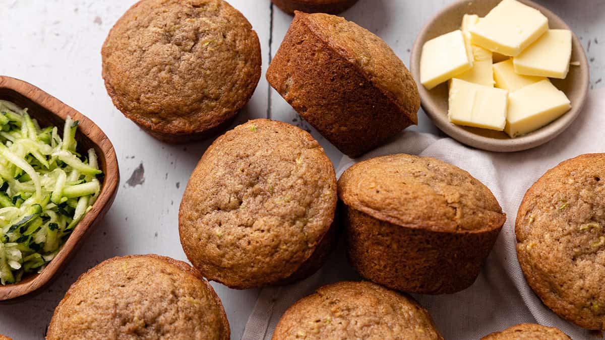 Zucchini Muffins - JoyFoodSunshine
