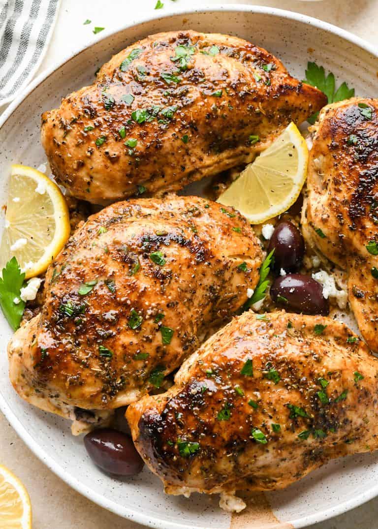 Feta Stuffed Chicken Breasts - JoyFoodSunshine