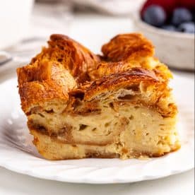 Croissant Bread Pudding - JoyFoodSunshine