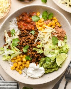 Taco Bowls - JoyFoodSunshine