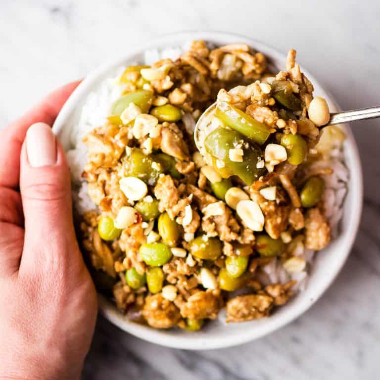 Thai Slow Cooker Ground Turkey - JoyFoodSunshine