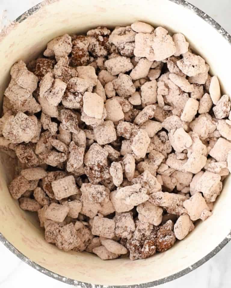 Dark Chocolate Puppy Chow Recipe - JoyFoodSunshine