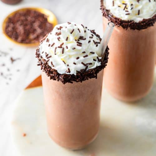 Chocolate Milkshake Recipe - JoyFoodSunshine