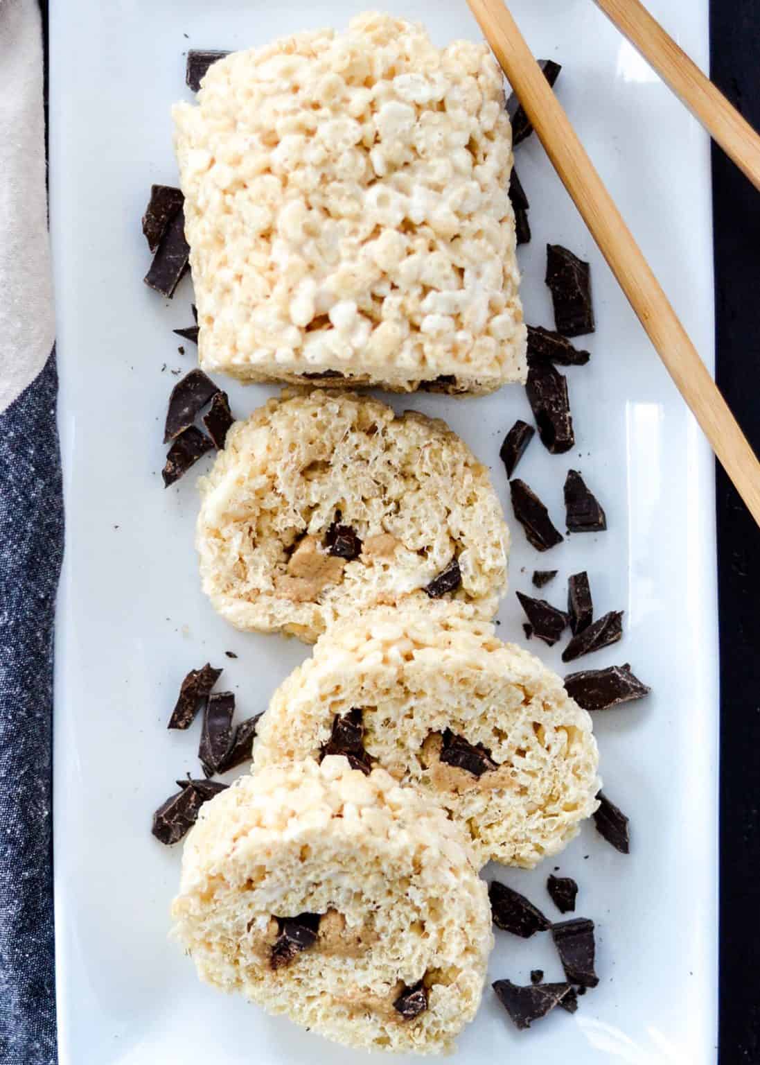 Rice Crispy Dessert Sushi - JoyFoodSunshine