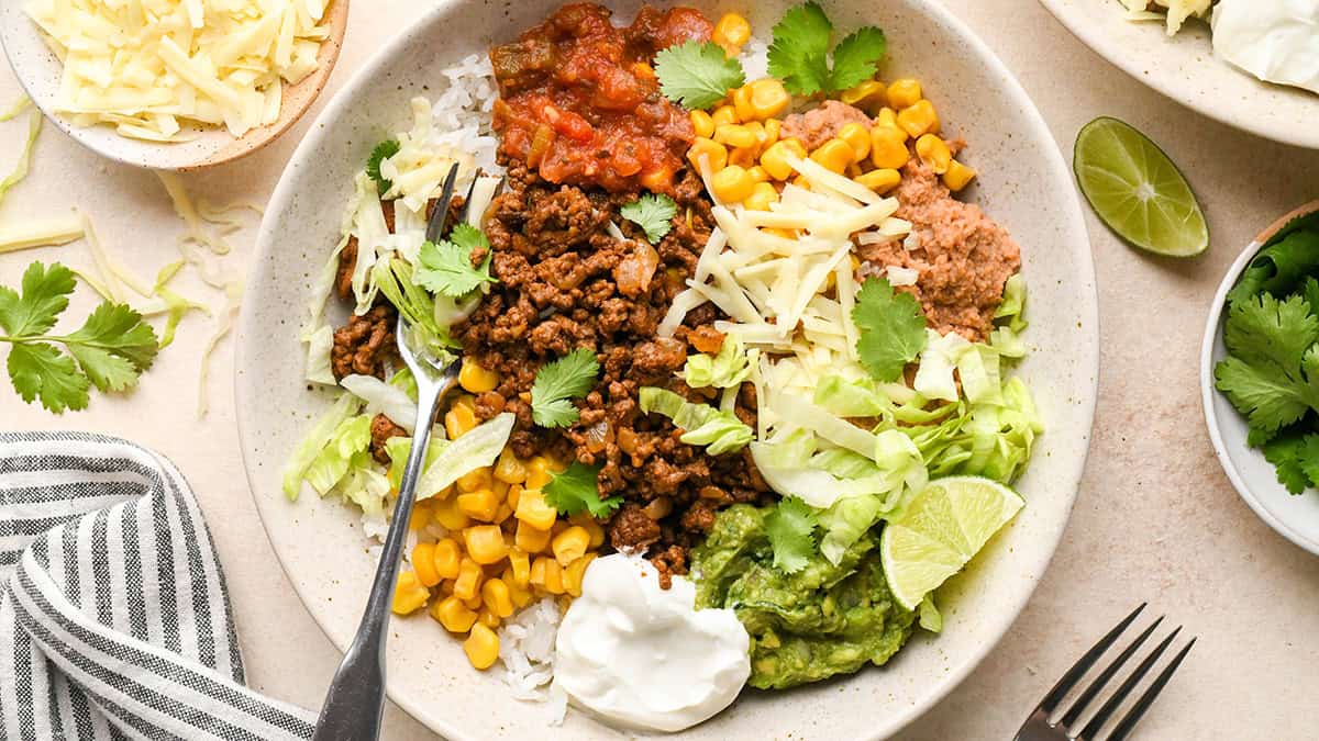 Taco Bowls - JoyFoodSunshine