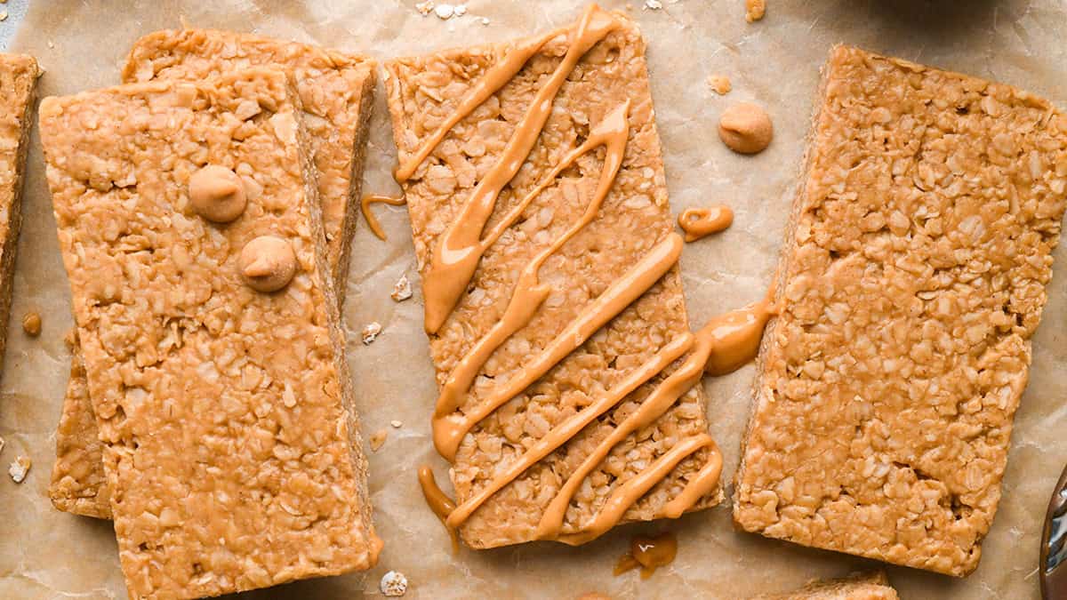Peanut Butter Granola Bars - JoyFoodSunshine