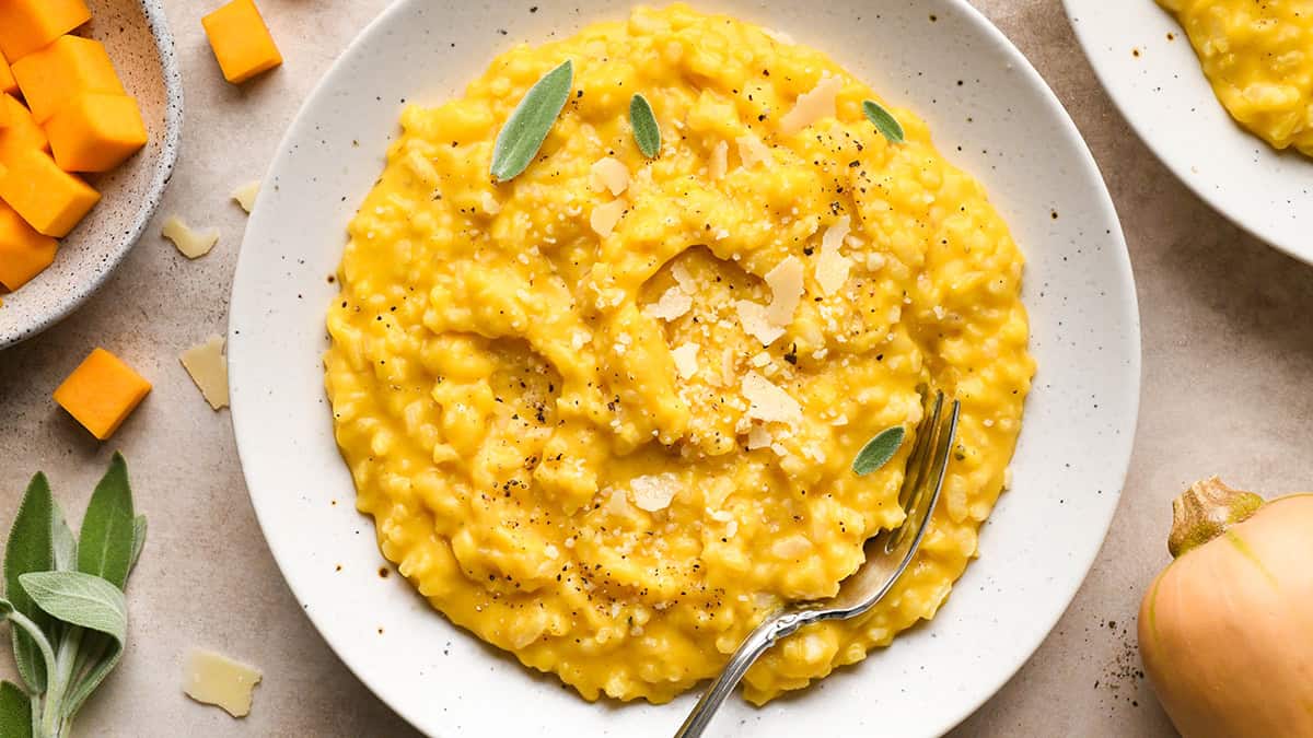 Butternut Squash Risotto - JoyFoodSunshine