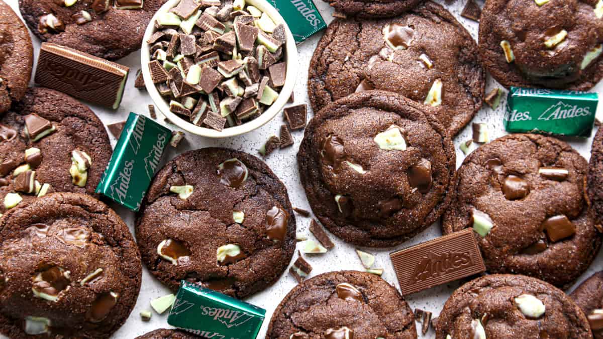 Chocolate Mint Cookies - JoyFoodSunshine