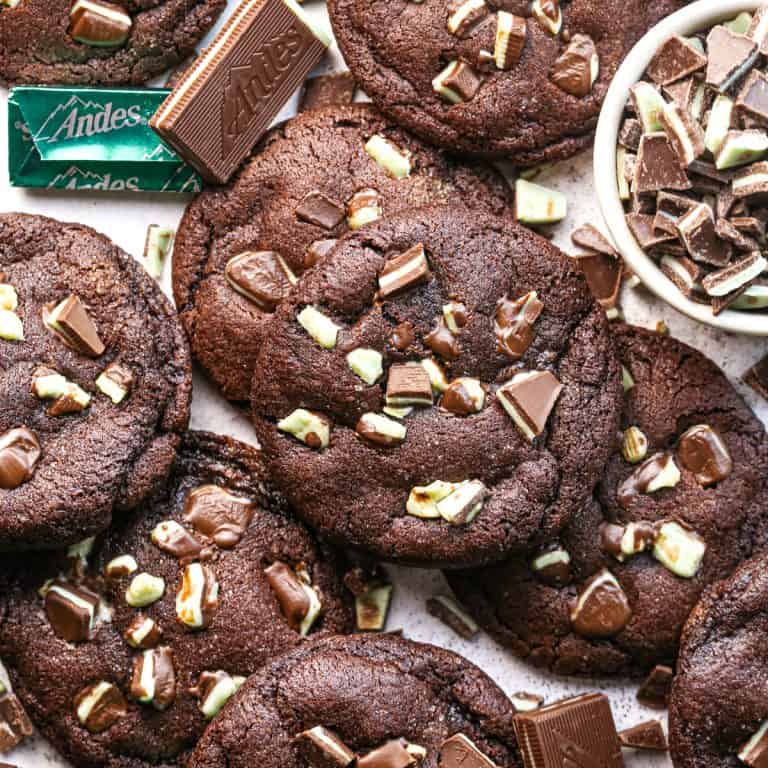 Chocolate Mint Cookies - JoyFoodSunshine