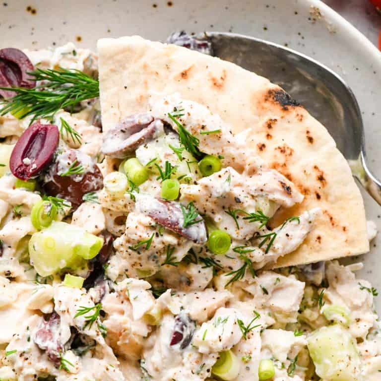 Greek Chicken Salad - JoyFoodSunshine