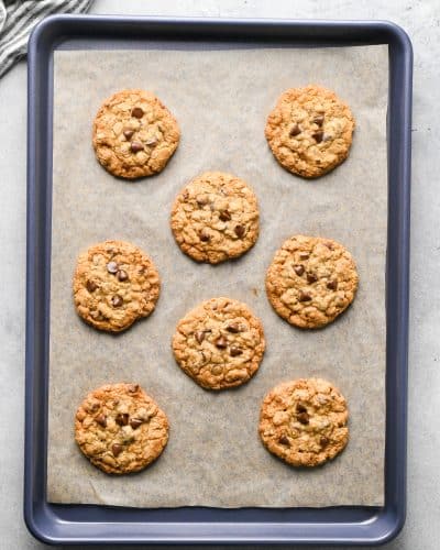 Oatmeal Chocolate Chip Cookies - JoyFoodSunshine