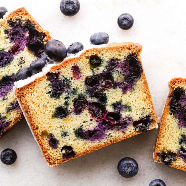 Blueberry Bread - JoyFoodSunshine